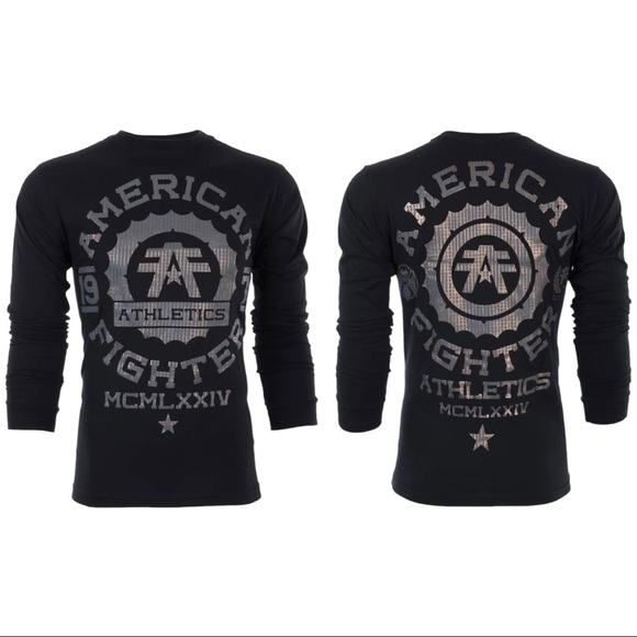 American Fighter | Shirts | American Fighter Mens Long Sleeve Shirt ...